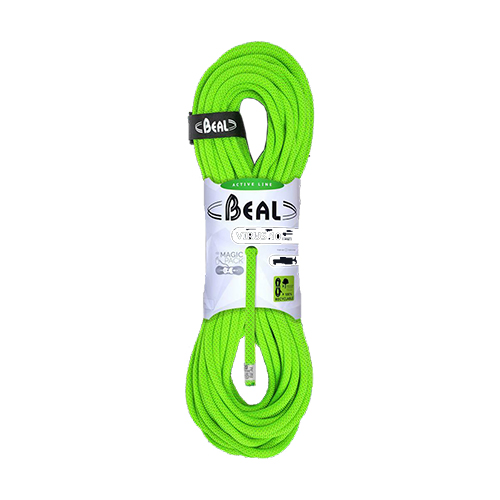 Beal Virus 10mm Climbing Rope - green [Beal virus bagged rope green ...